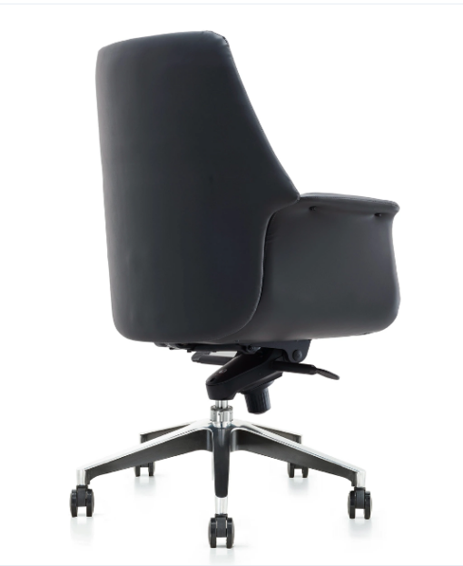 E810B- Medium Back Leather Chair PU